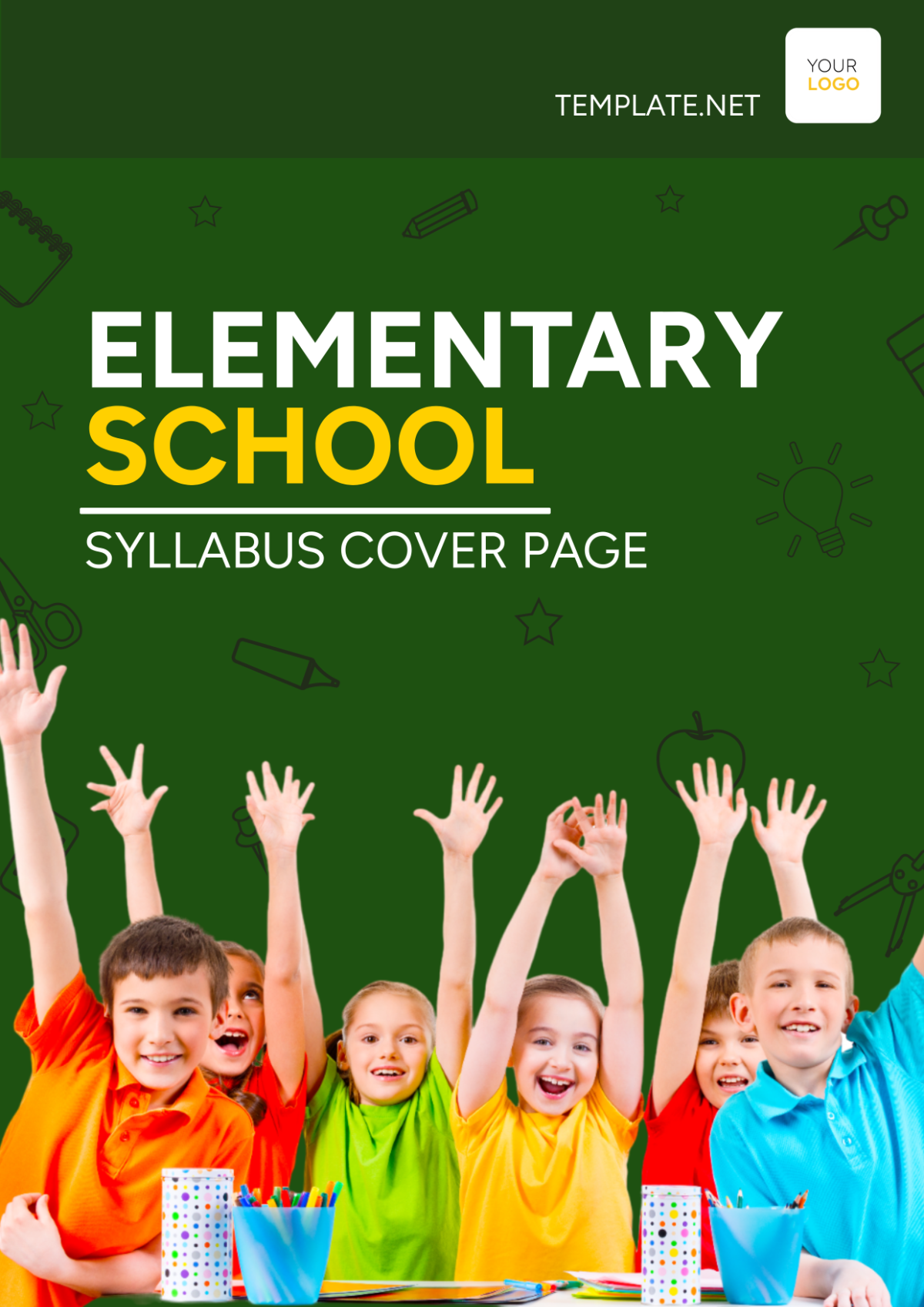 Elementary School Syllabus Cover Page Template - Edit Online & Download ...