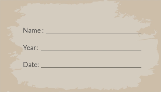 Editable Book Label Template [Free JPG] - Word, PSD | Template.net