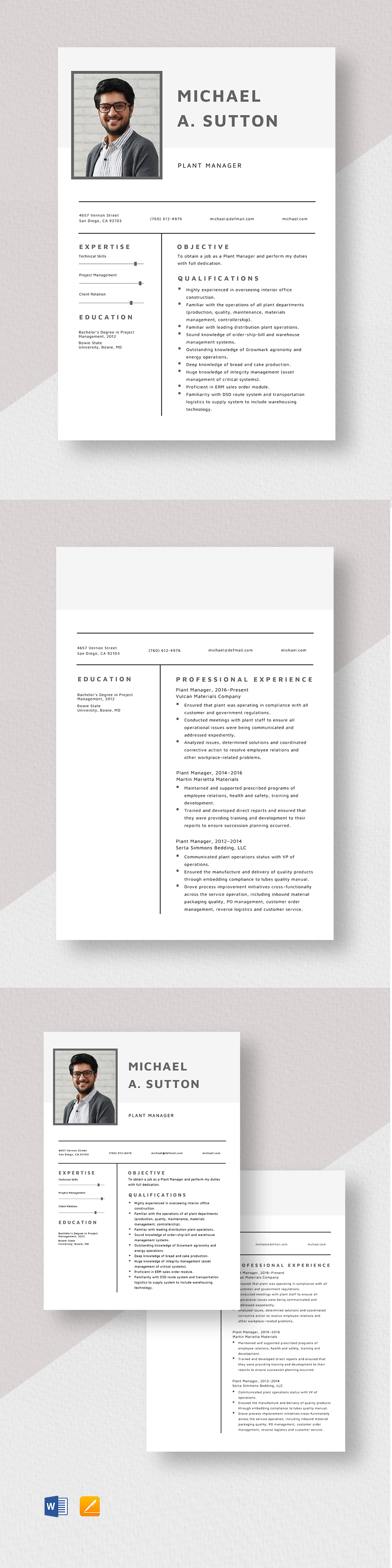 Gas Plant Operator Resume Template - Word, Apple Pages | Template.net