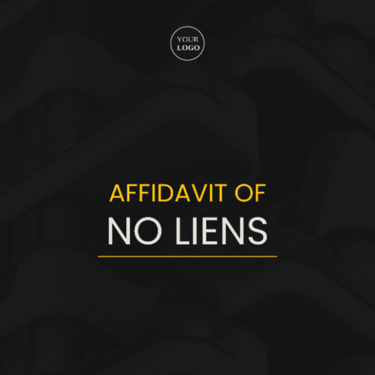 Affidavit of No Liens Template - Edit Online & Download Example ...