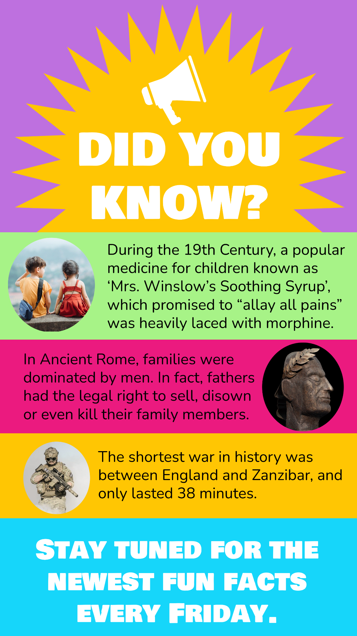 Did You Know Design Template - Edit Online & Download Example ...