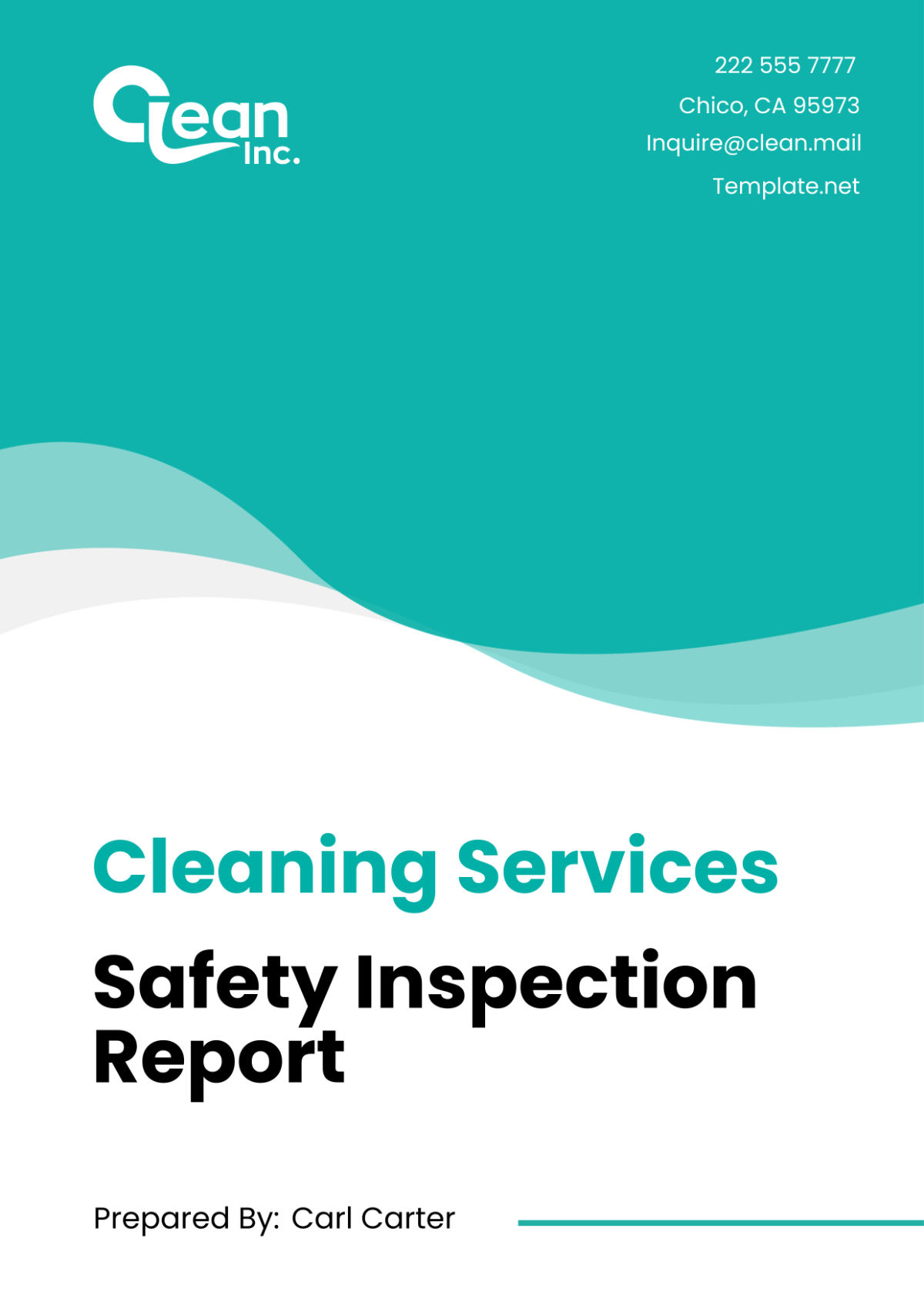 Cleaning Services Safety Inspection Report Templates - Edit Online ...