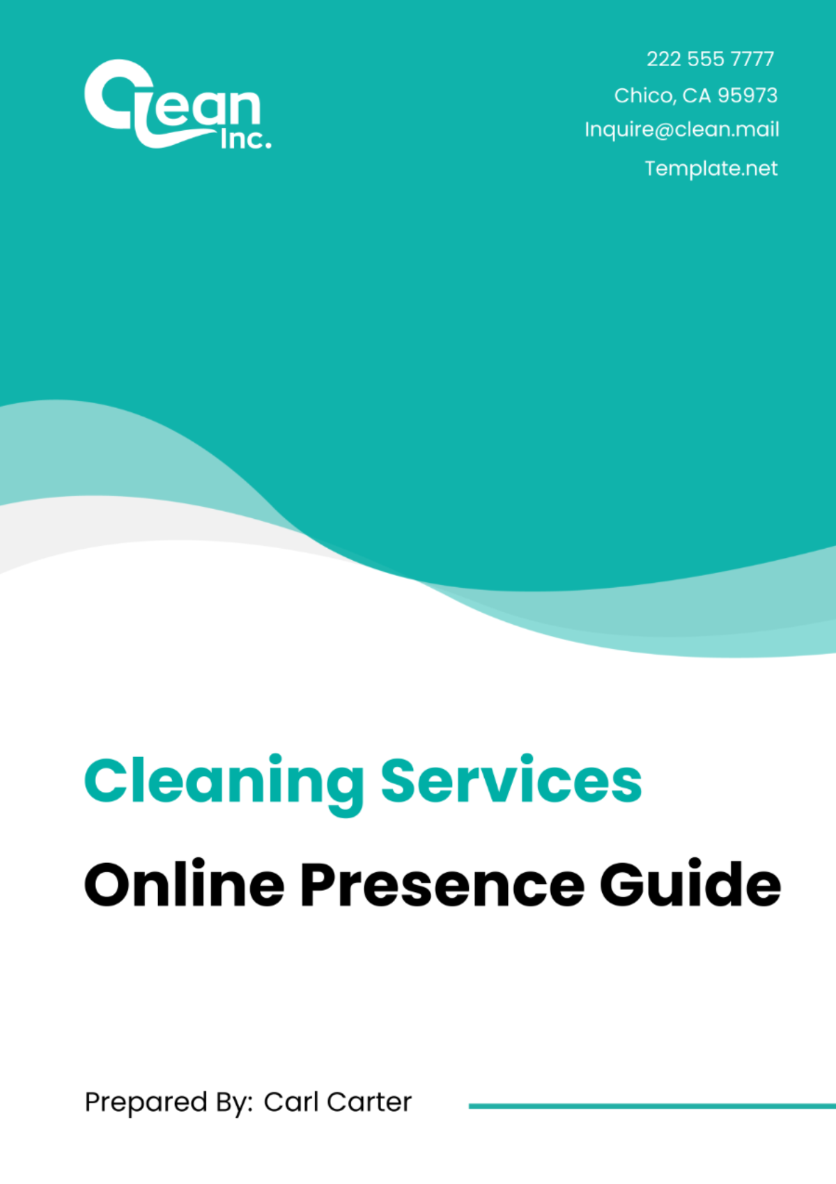 Cleaning Services Online Presence Guide Template - Edit Online ...