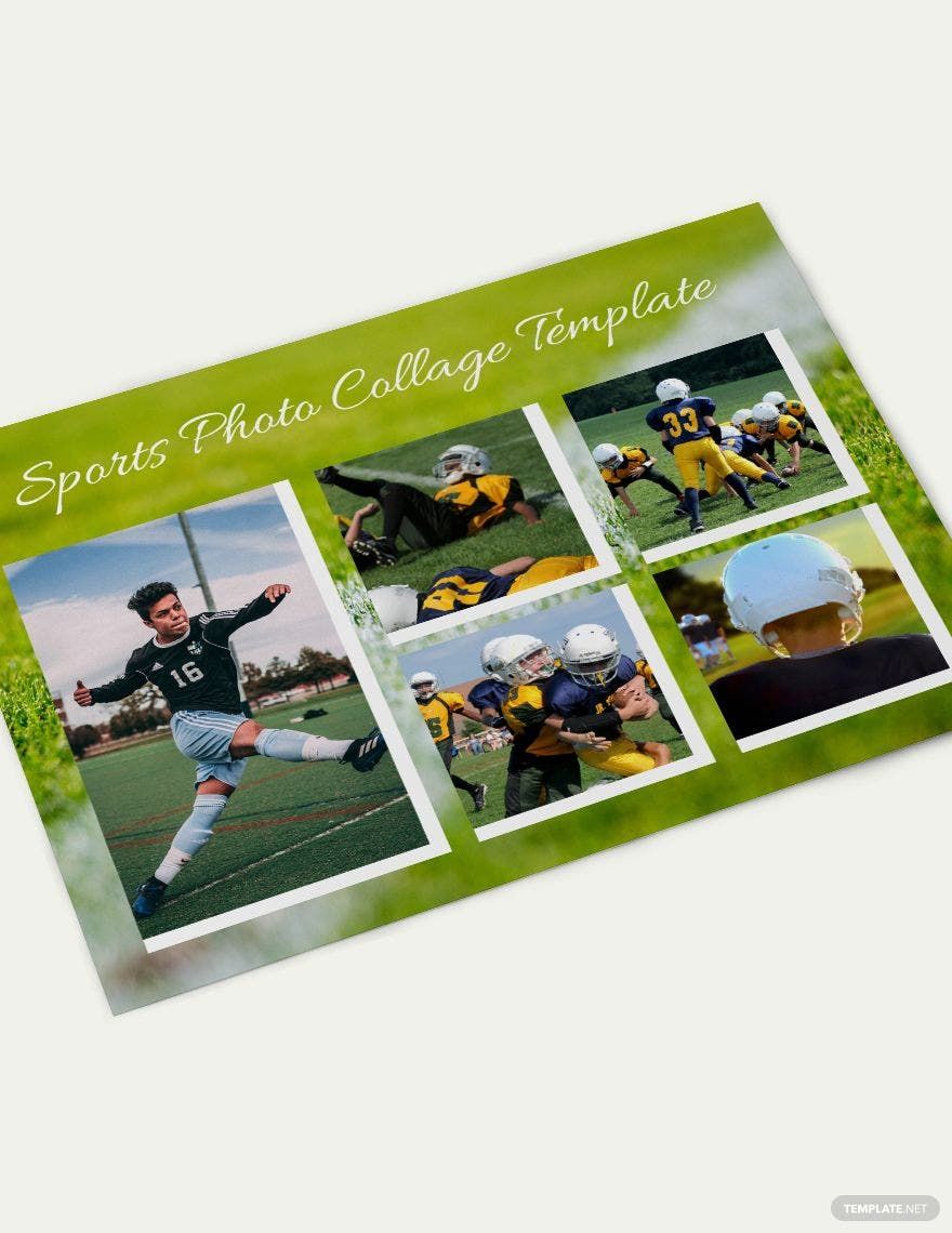 Free Triangle Photo Collage Template Illustrator InDesign PSD 