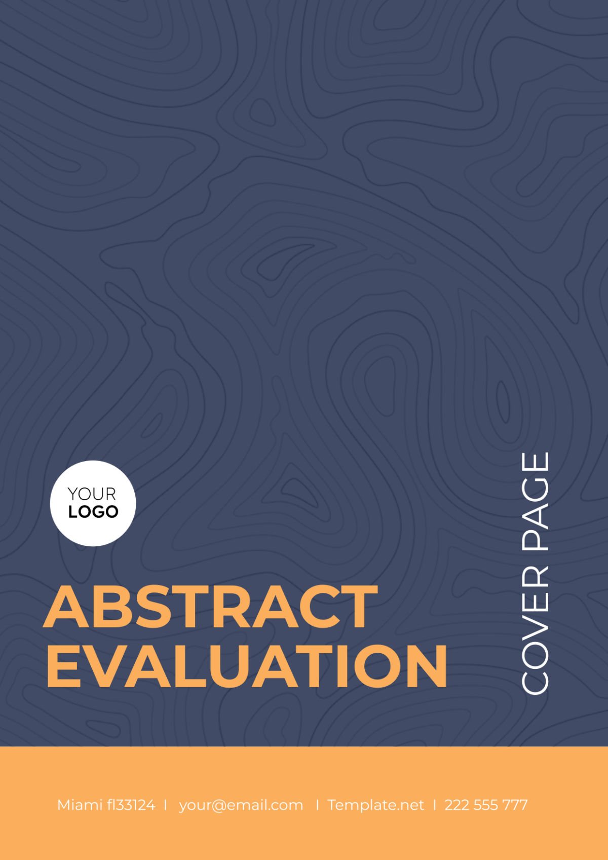Abstract Evaluation Cover Page Template - Edit Online & Download ...