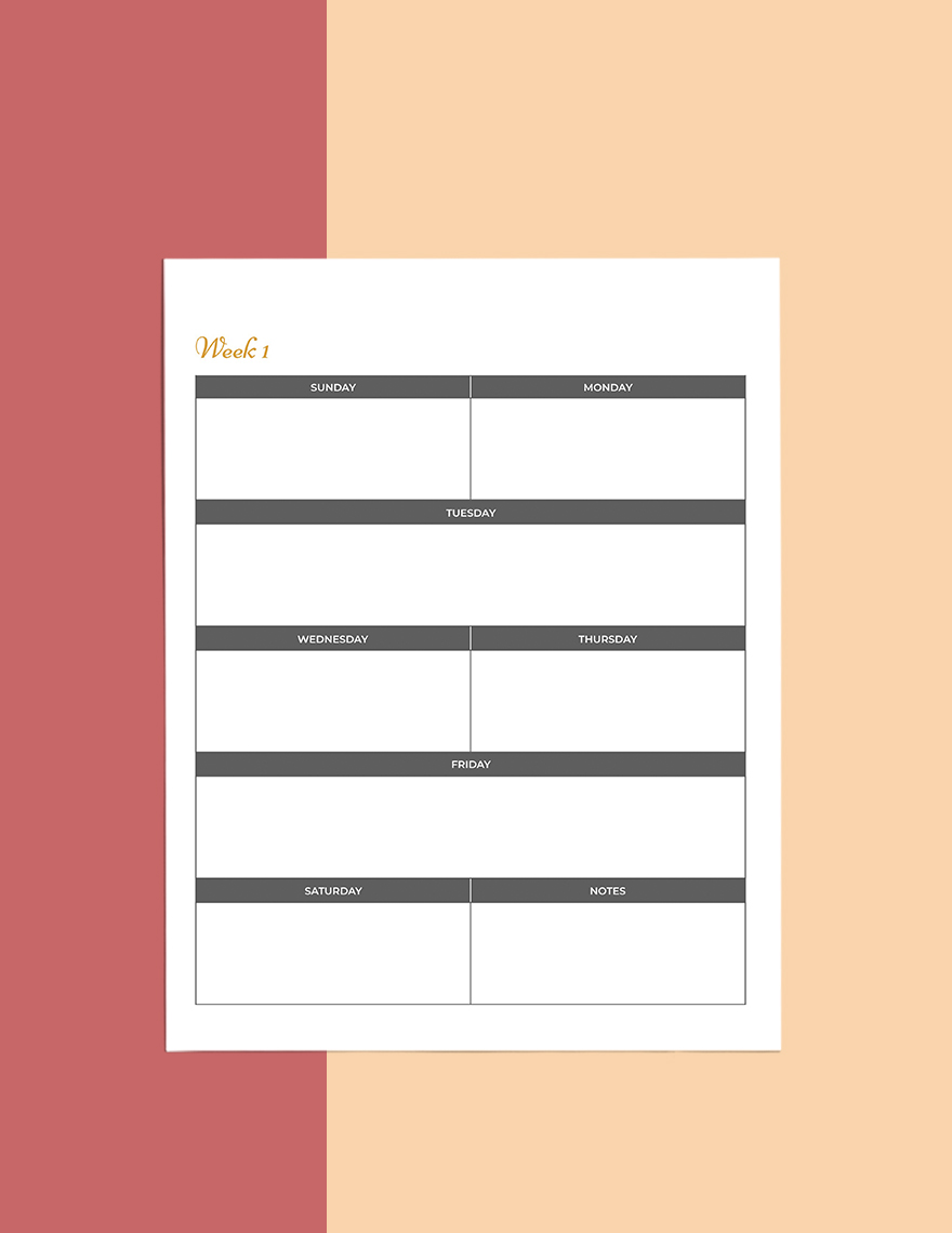 Monthly Academic Planner Template Google Docs Word Apple Pages Monthly Academic Planner Template Google Docs Word Apple Pages