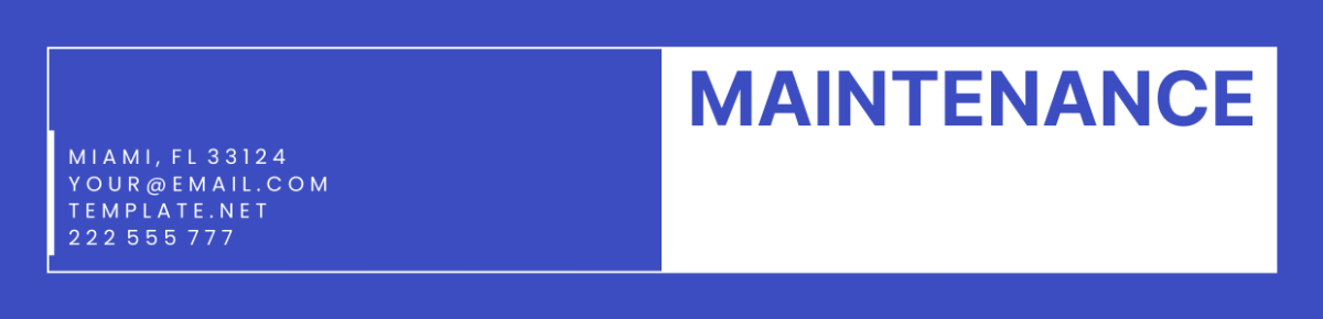 Clean Support and Maintenance Header Template - Edit Online & Download ...