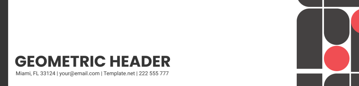 Geometric Support and Maintenance Header Template - Edit Online ...