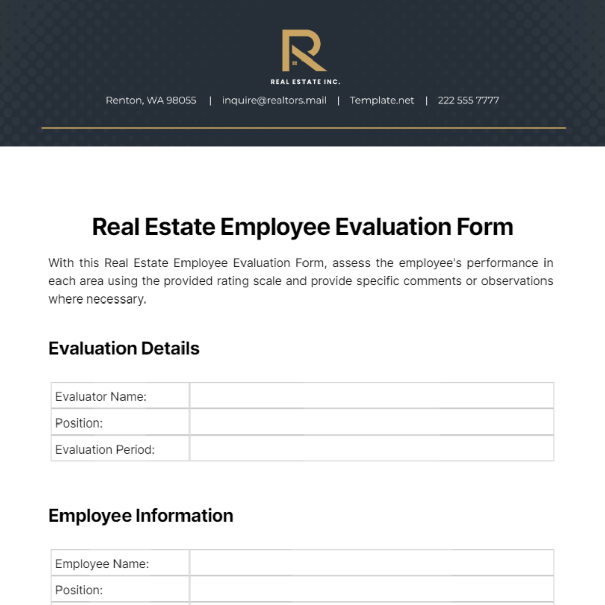Real Estate Applicant Tracking Form Template - Edit Online & Download Example | Template.net