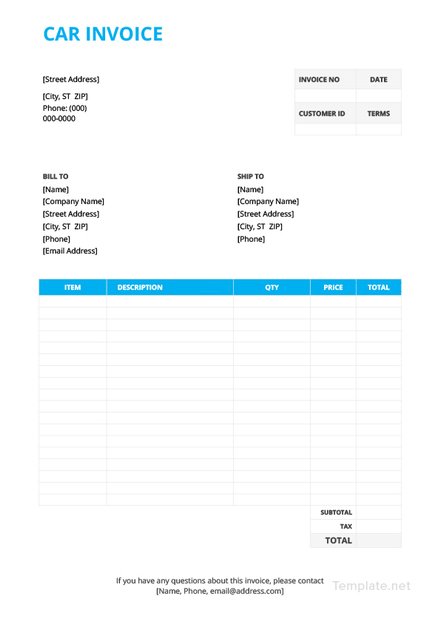 Free Proforma Invoice Template: Download 78+ Invoices in Word, Excel ...