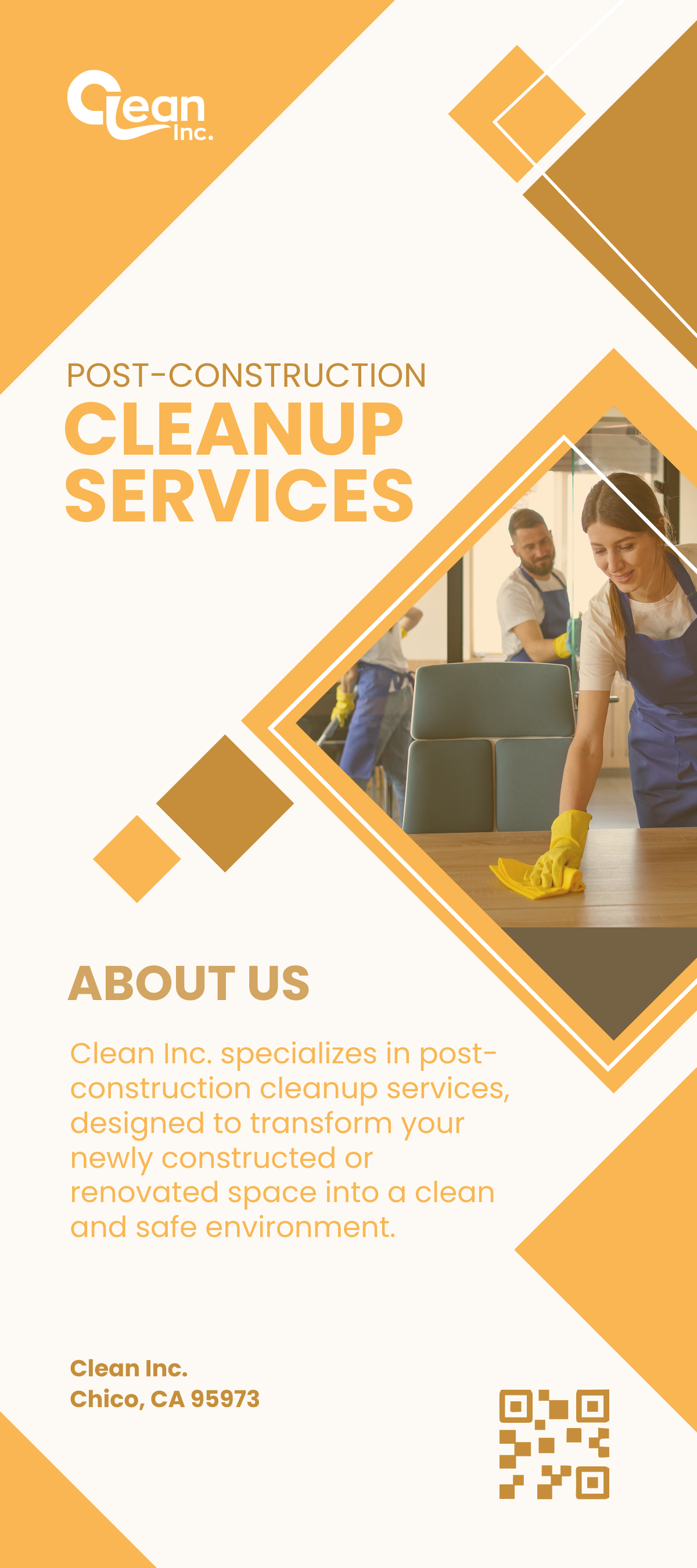 Professional Cleaning Packages Rack Card Template - Edit Online ...