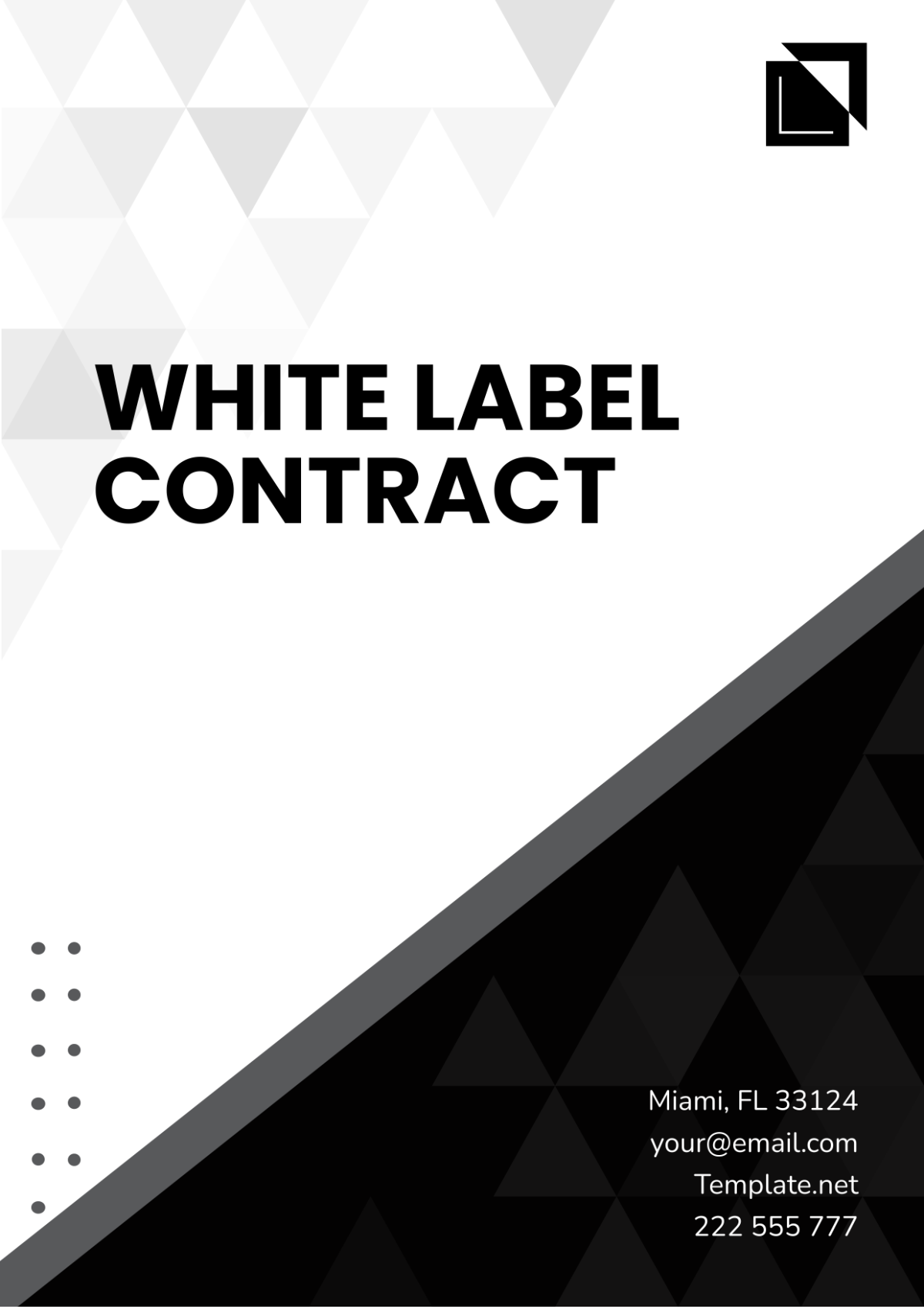 White Label Contract Template - Edit Online & Download Example ...