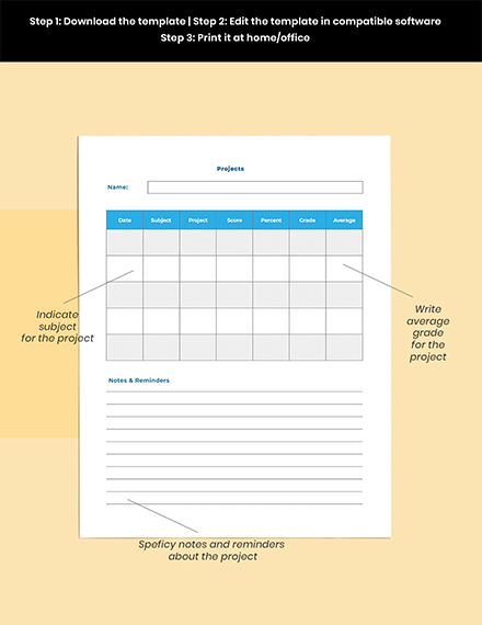 Printable Academic Planner Template - Word, Apple Pages | Template.net