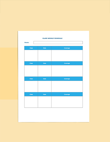 Printable Academic Planner Template - Word, Apple Pages | Template.net