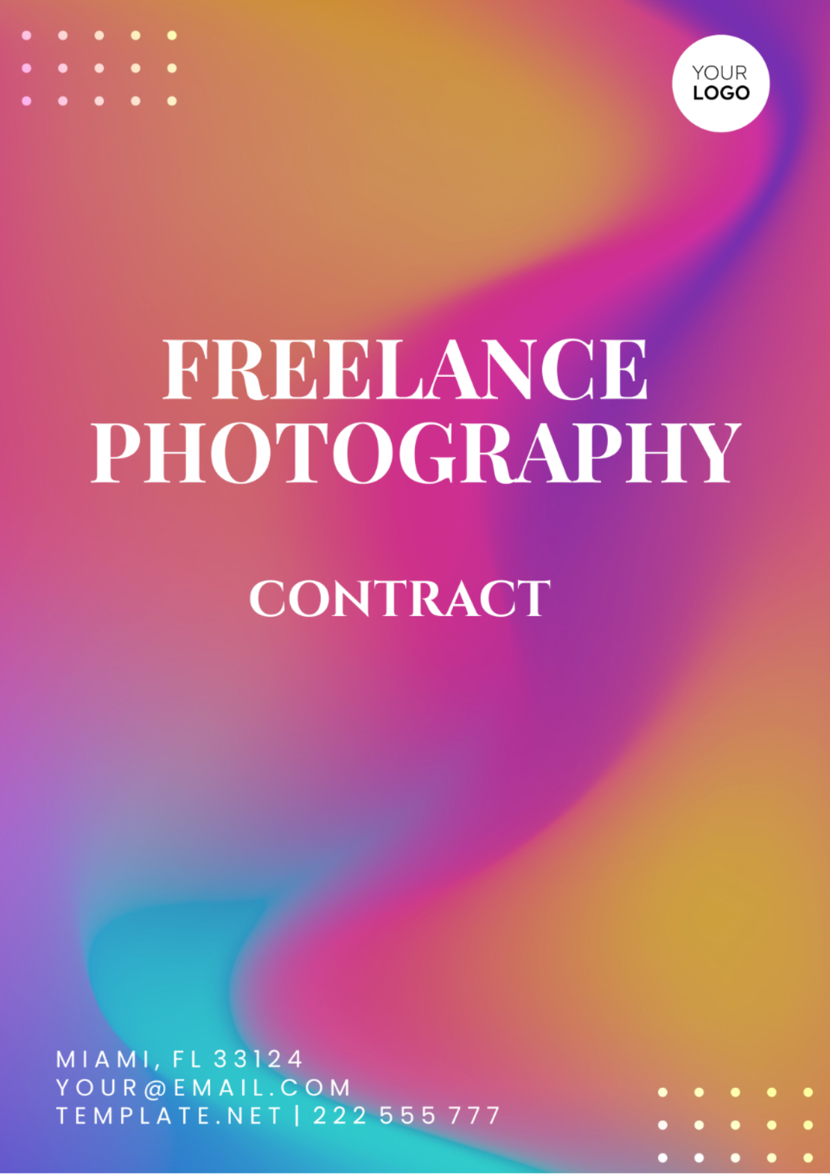 Freelance Photography Contract Template To Edit Online