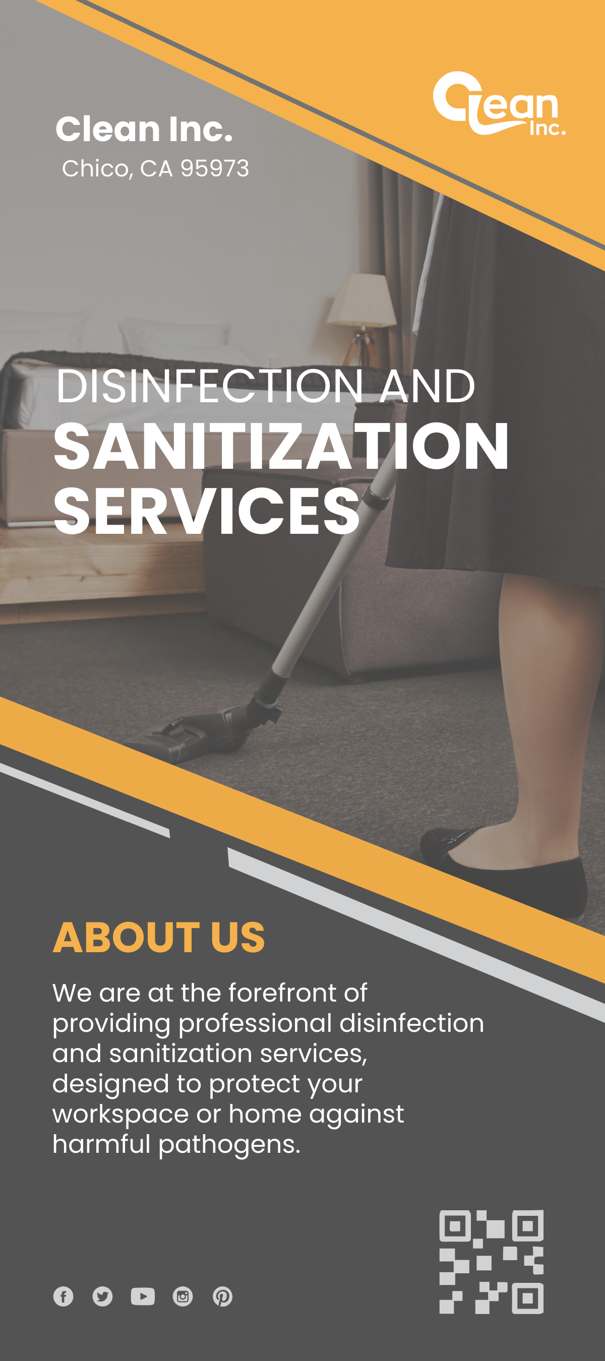 Professional Cleaning Packages Rack Card Template - Edit Online ...