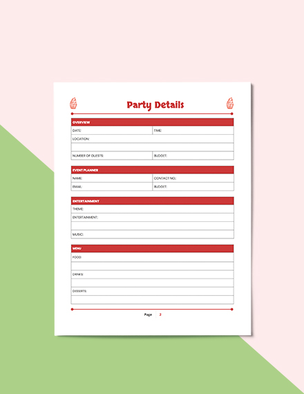 Birthday Party Planner Template Word Apple Pages Template birthday-party-planner-template-word-apple-pages-template
