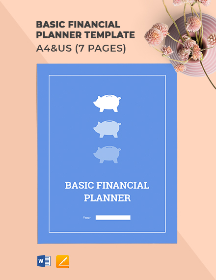 Simple Financial Planner Template - Download in Word, Google Docs ...