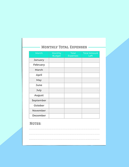 Blank Financial Planner Template - Word, Apple Pages | Template.net