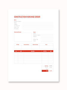 Sample Purchase Order Template in Microsoft Word, Excel | Template.net