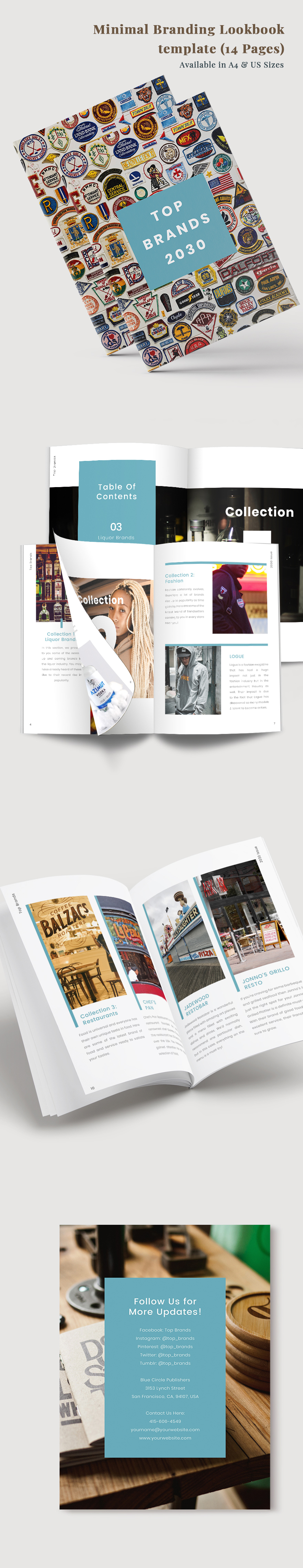 Architecture Portfolio Lookbook Template - InDesign, Word | Template.net