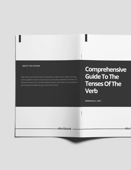 Elegant Workbook Template - InDesign, Word, Apple Pages, Publisher ...