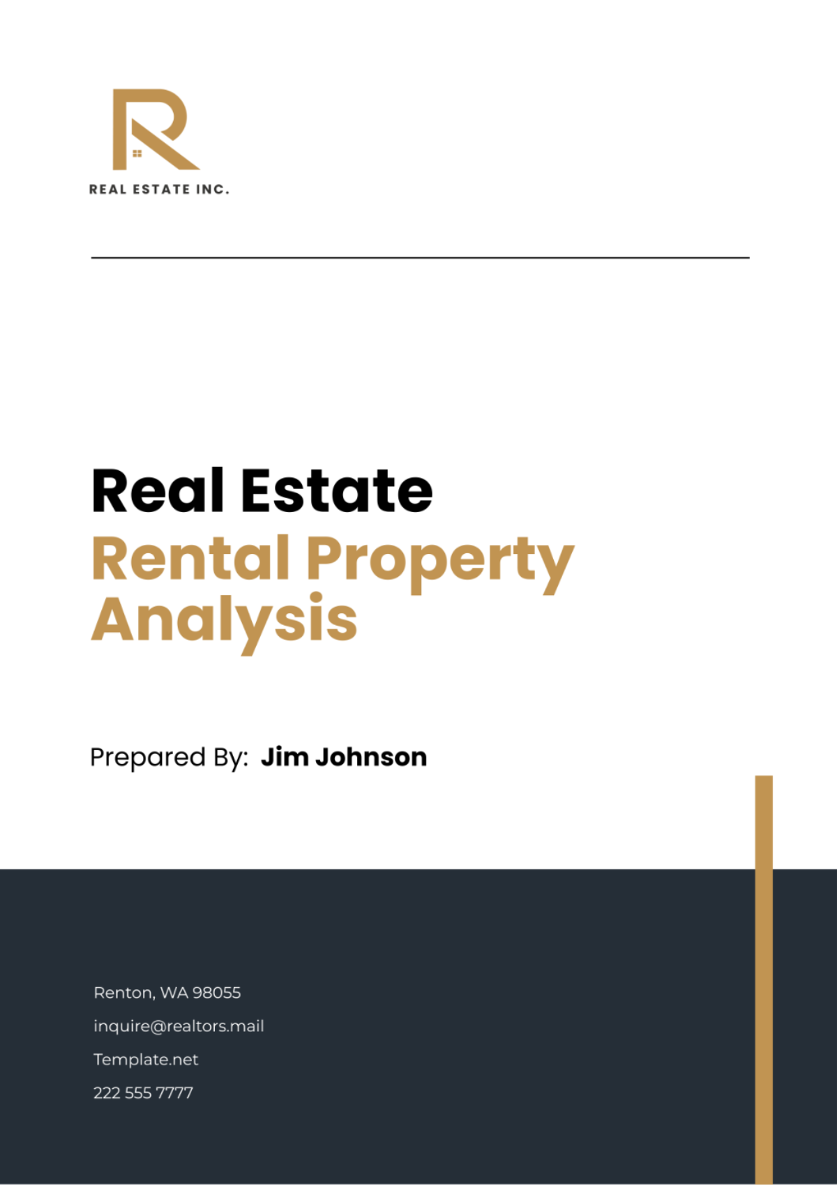 Real Estate Rental Property Analysis Template - Edit Online & Download ...