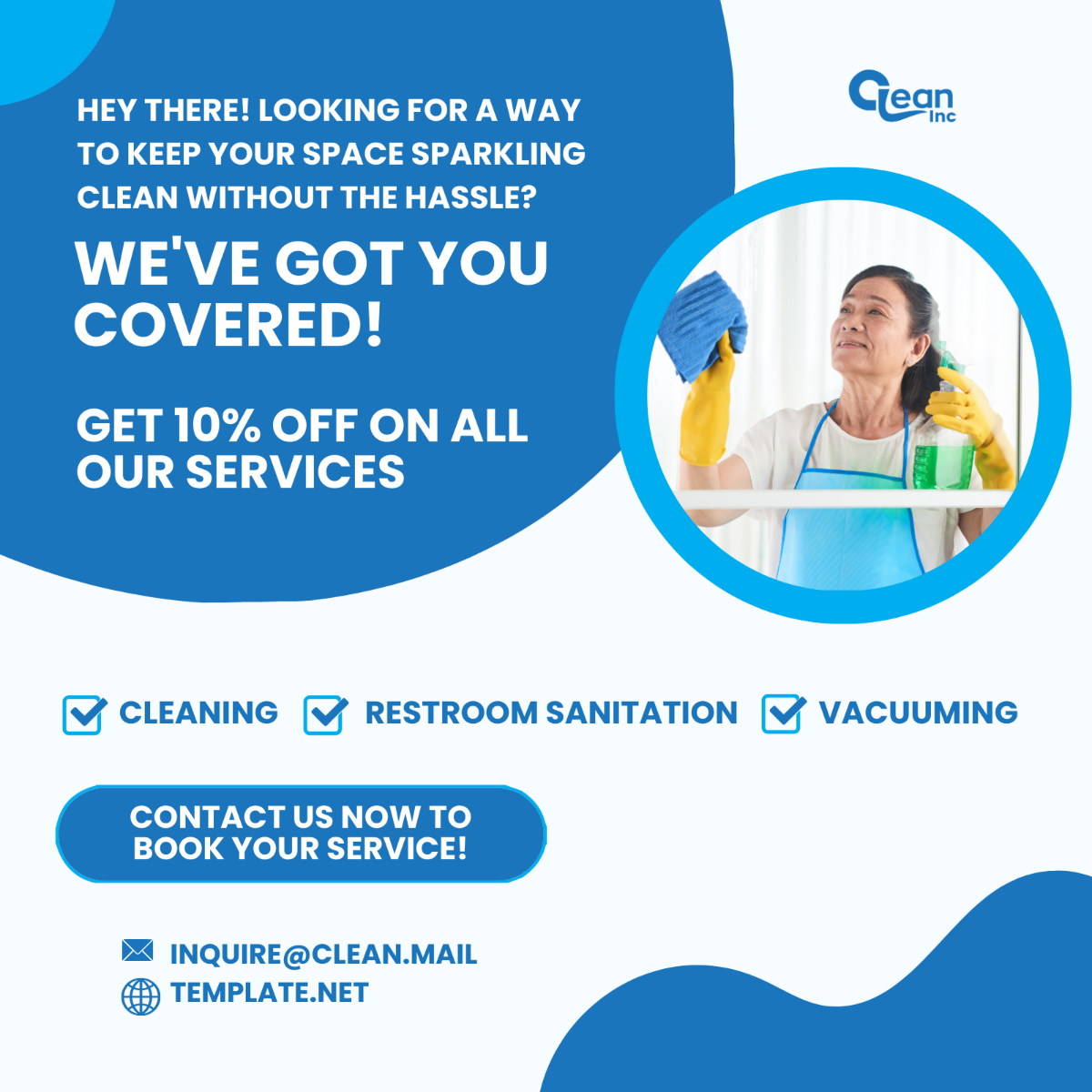 Property Management Cleaning Staff ID Card Template - Edit Online ...