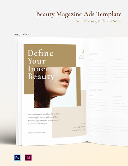 Commercial Magazine Ads Template - PSD | InDesign