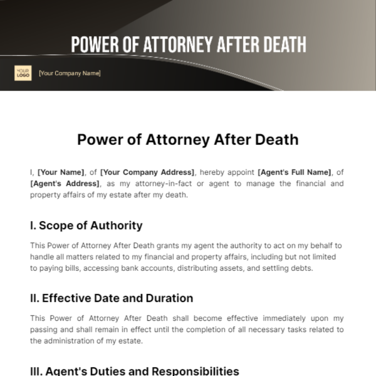 Cyprus Power of Attorney Template - Edit Online & Download Example ...