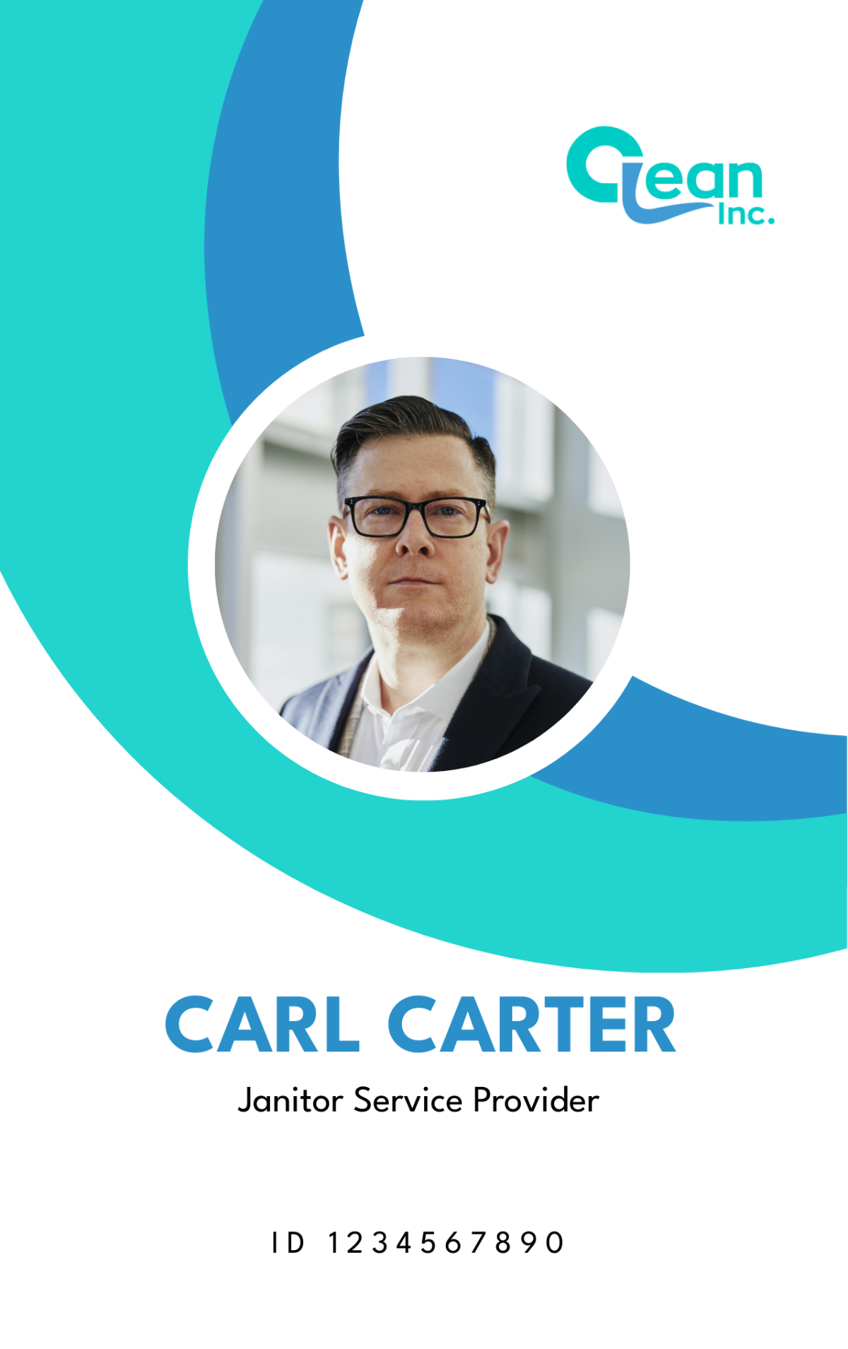 Property Management Cleaning Staff ID Card Template - Edit Online ...