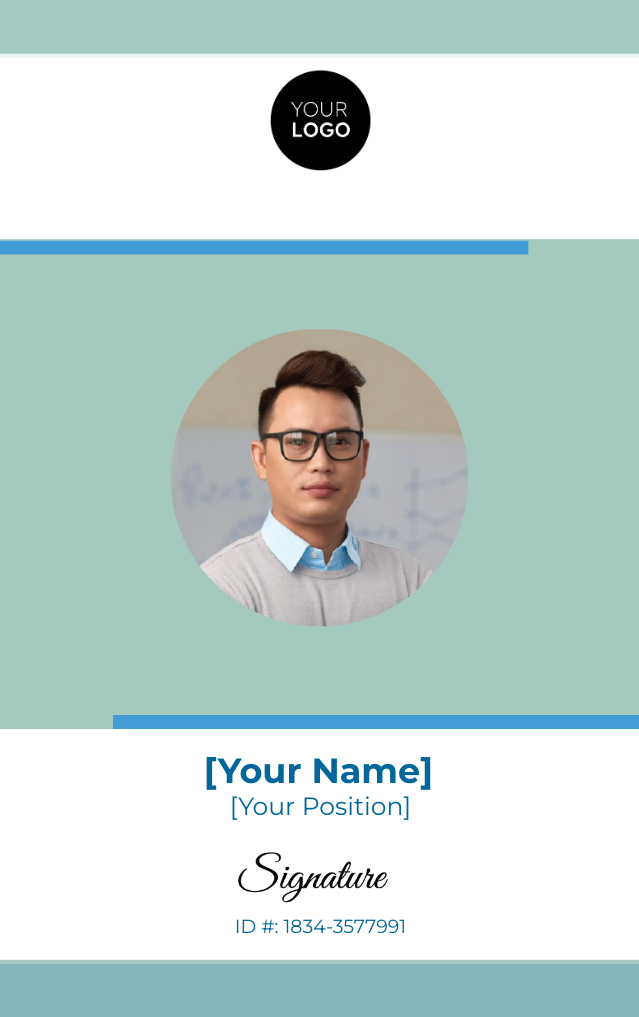 Deep Cleaning Technician ID Card Template - Edit Online & Download ...