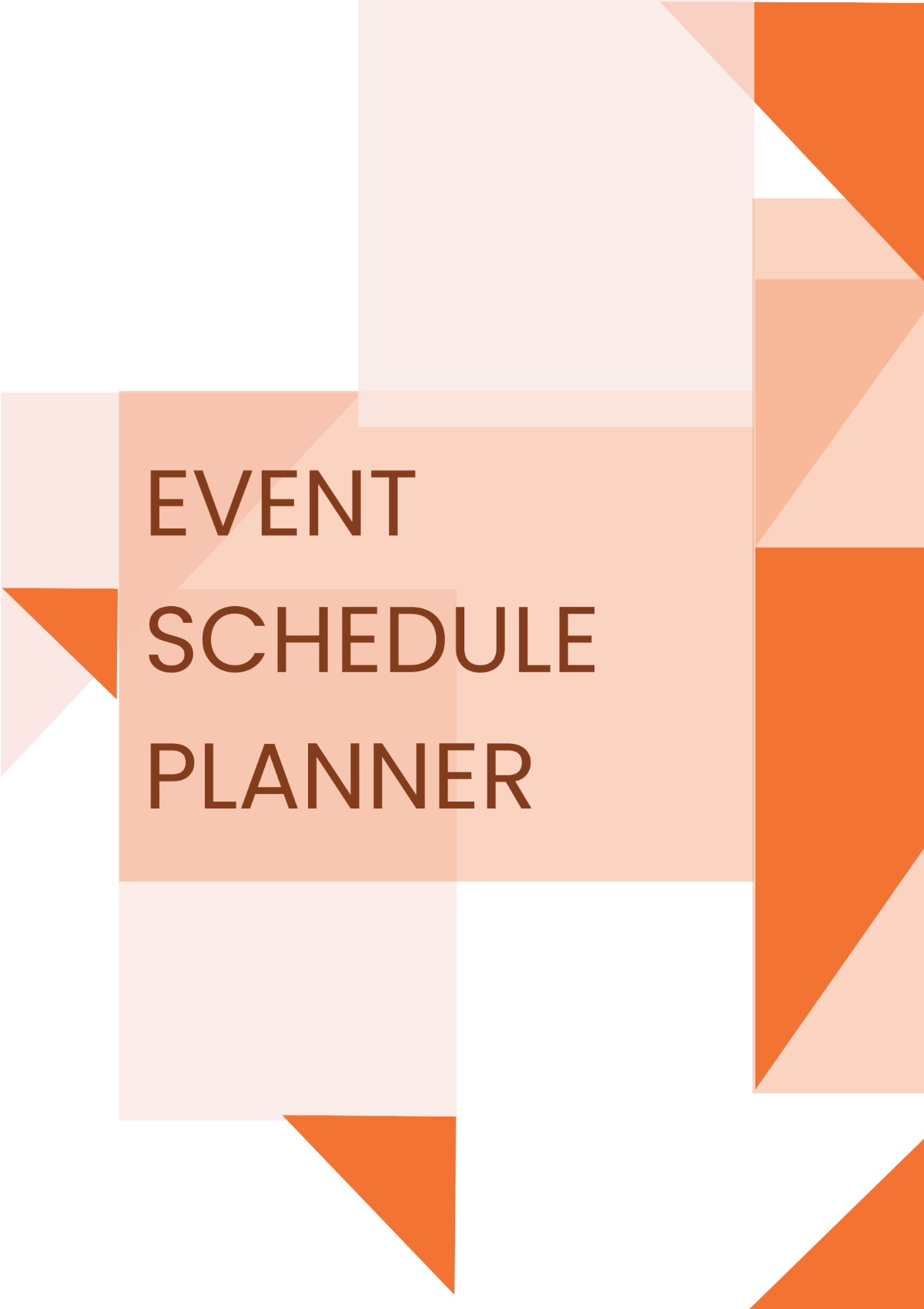 FREE Event Schedule Templates Examples Edit Online Download