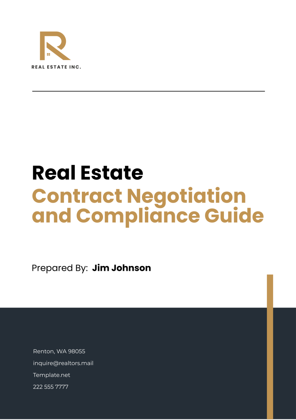 Real Estate Contract Negotiation and Compliance Guide Template - Edit ...