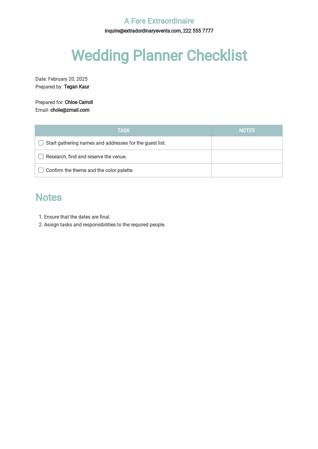 Download 18 Wedding Planner Templates Microsoft Word DOC