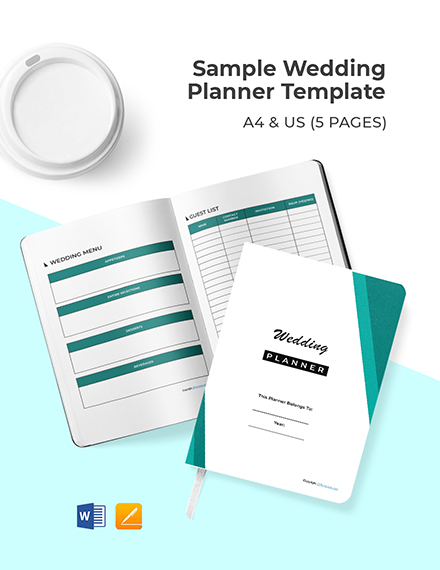 FREE Sample Book Planner Template - Word (DOC) | Apple (MAC) Pages
