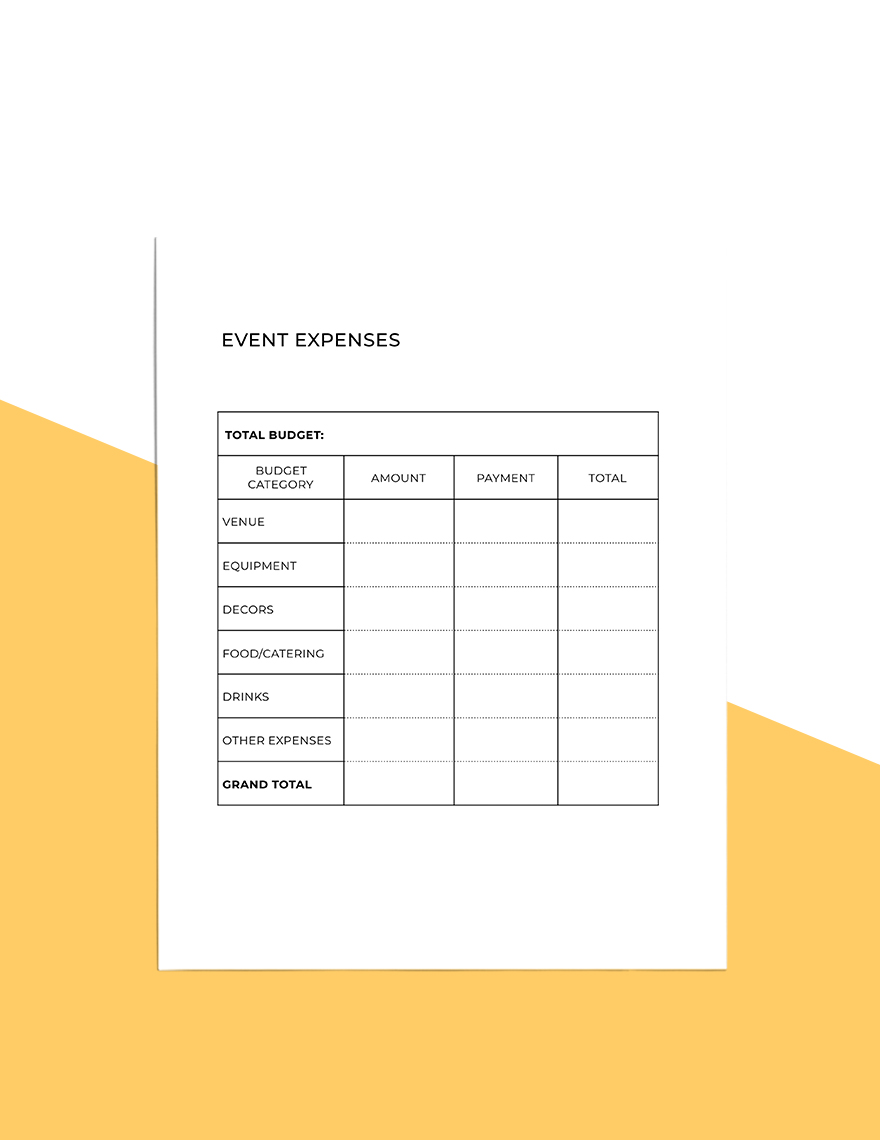 Event Planner Template - Download in Word, PDF, Apple Pages | Template.net