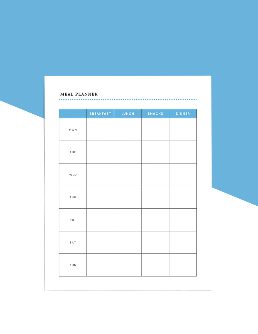 Free Free Printable Planner Template - Google Docs, Word, Apple Pages ...