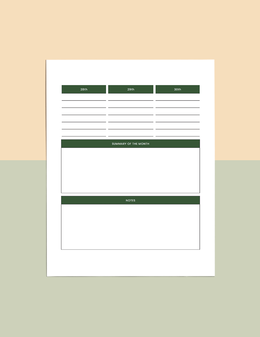 Journal Planner Template - Download in Word, Google Docs, PDF, Apple ...