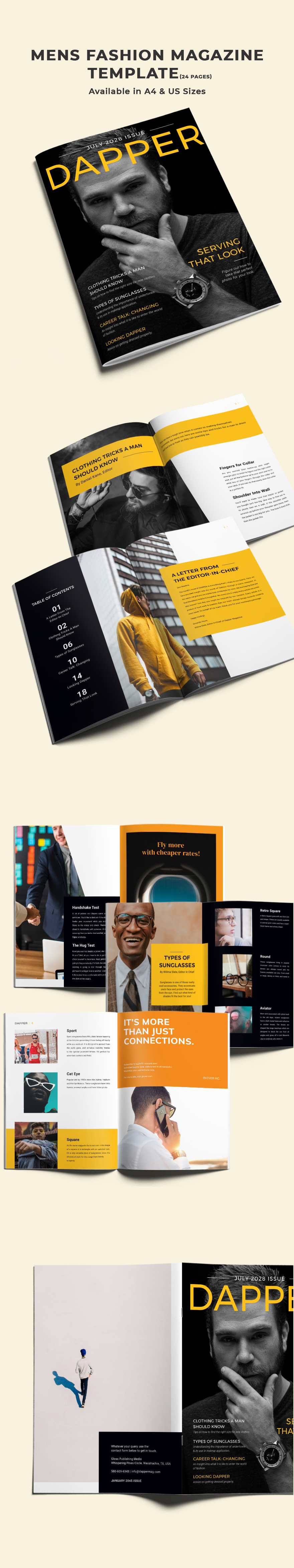 Fashion Magazine Template - InDesign, PSD | Template.net