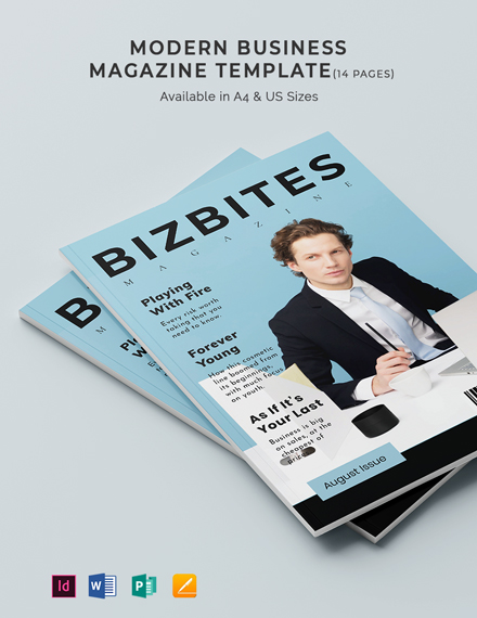 Simple Business Magazine Template