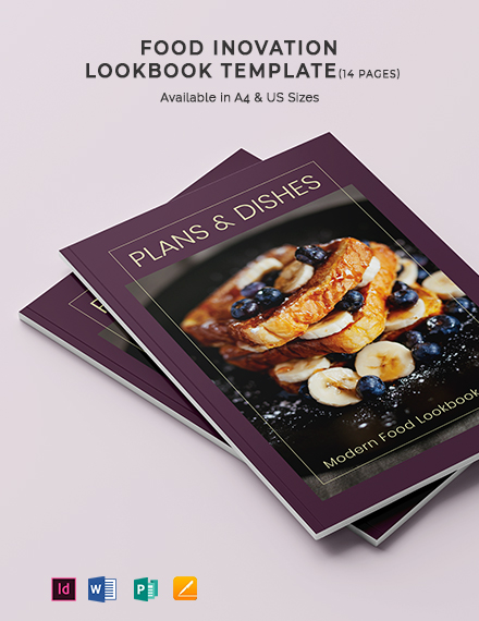 Digital Food Lookbook Template - Download in Word, Apple Pages ...