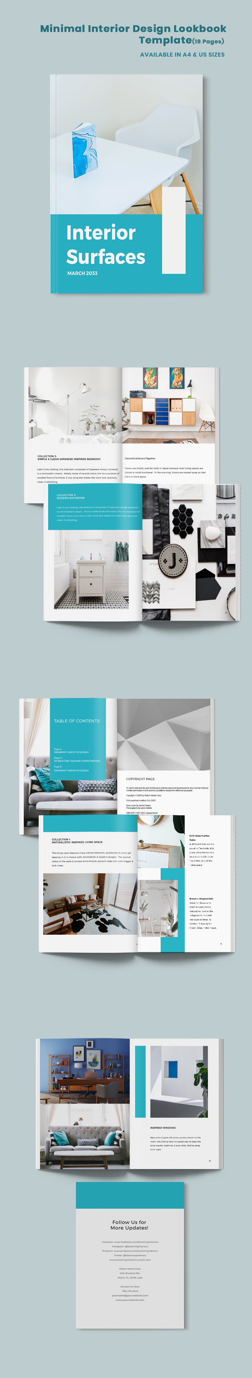 Architecture Portfolio Lookbook Template - InDesign, Word | Template.net