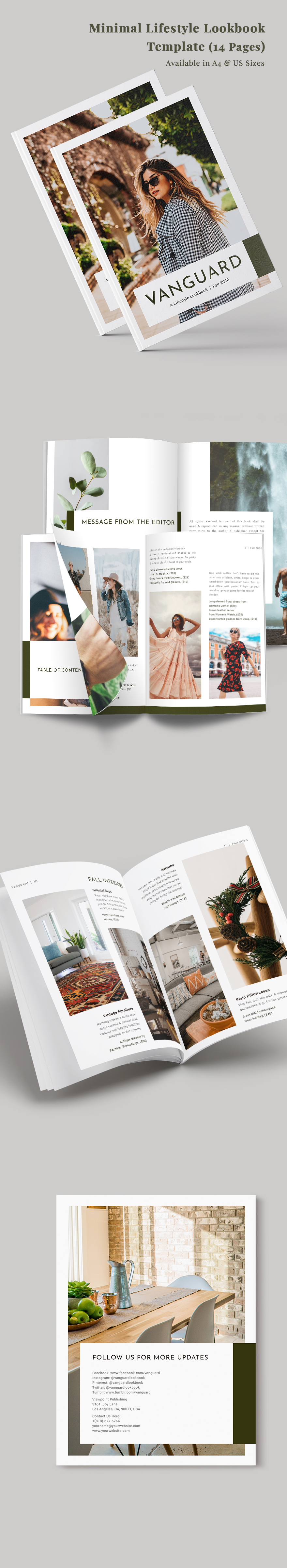 Architecture Portfolio Lookbook Template - InDesign, Word | Template.net