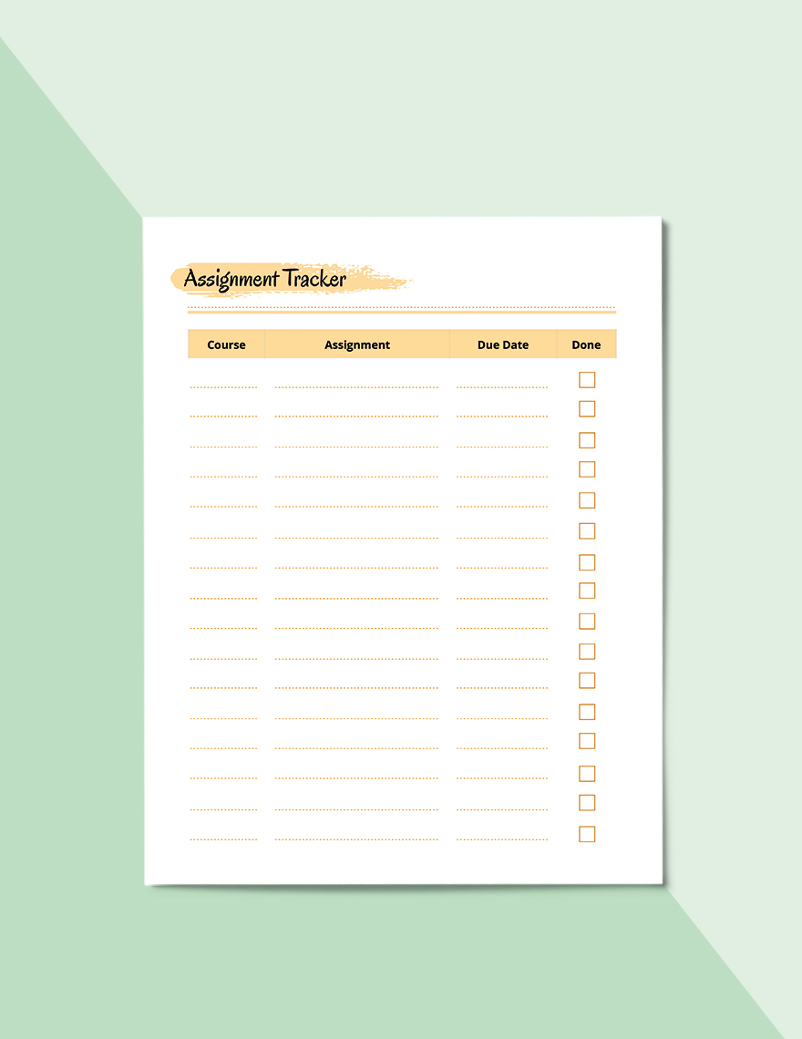 Student Planner Template - Google Docs, Word, Apple Pages | Template.net