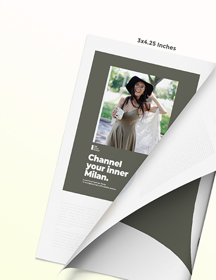 Blogger Magazine Ads Template - InDesign, PSD | Template.net