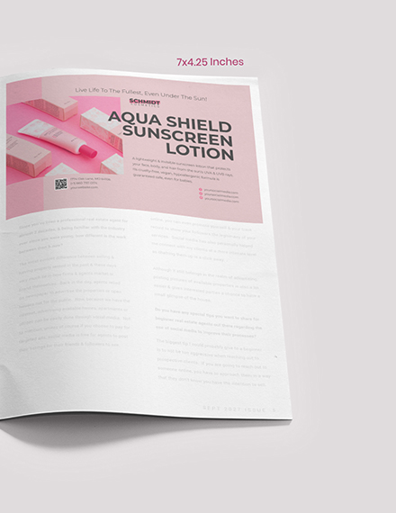 Free Editable Product Magazine Ads Template - InDesign | Template.net