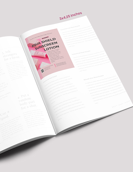 Free Editable Product Magazine Ads Template - InDesign | Template.net