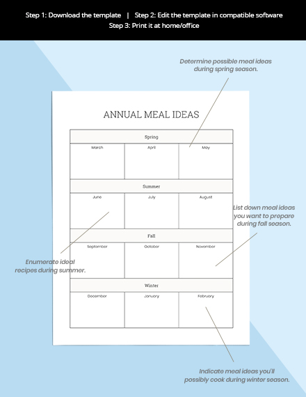 Yearly Meal Planner Template Word Apple Pages Template yearly-meal-planner-template-word-apple-pages-template