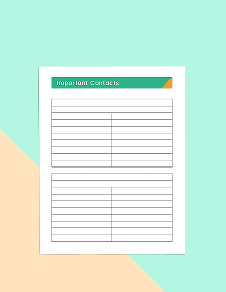 Free Basic School Planner Template - Word, Apple Pages | Template.net